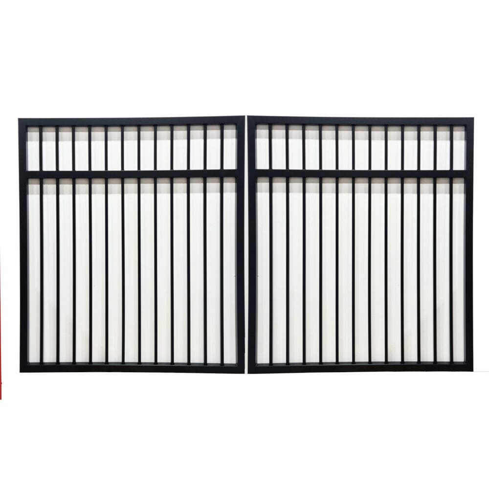 Double Classic Flat Rail Gate 1700mm High - Southern Gates